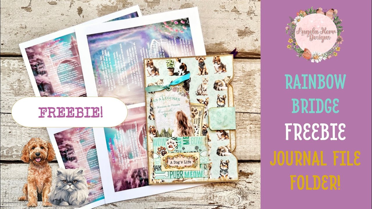 You Must Take a Look at this Rainbow Bridge FREEBIE & Journal Folder ...