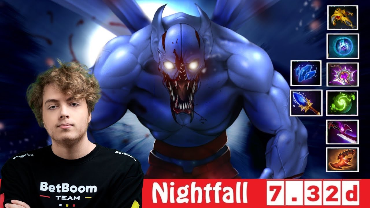 [DOTA 2] BetBoom.Nightfall the NIGHT STALKER [OFFLANE] [7.32d] - YouTube