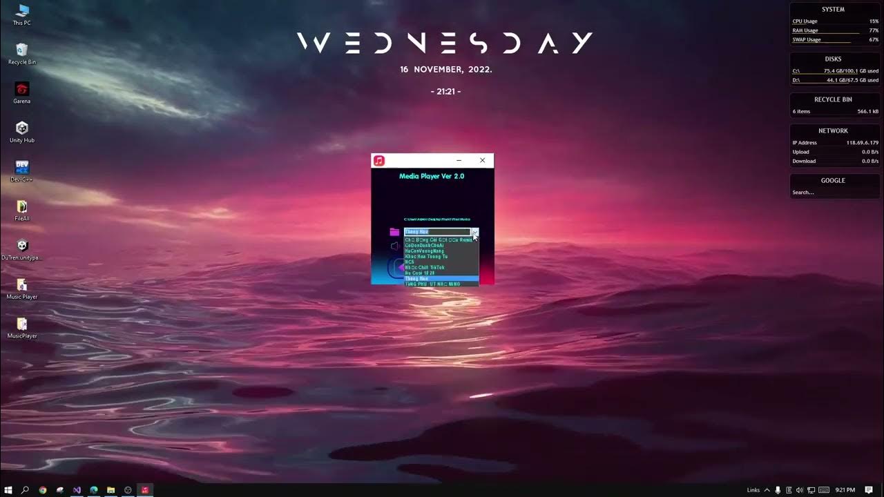 [DEMO] Music player application with Winform C# - YouTube