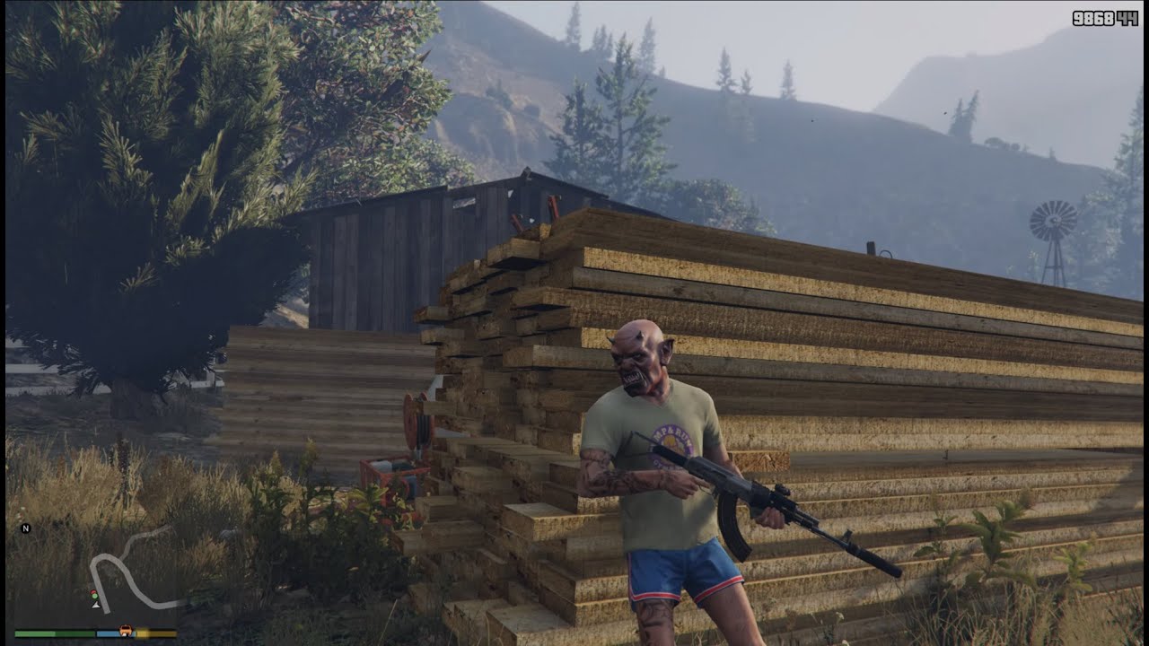 GTA 5. Part 345 - Braddock Weed Farm Raid. Spaceship Part 1 - Mt ...