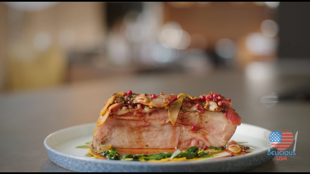 Slow-Roasted U.S. Organic 'Becker Lane' Pork Rack Chop by Chef Jaakko ...