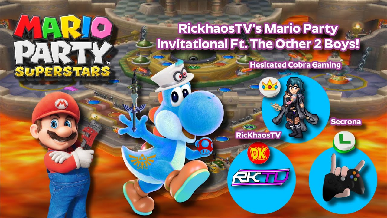 Mario Party Superstars Live Stream Online Matches Part 66 RicKhaosTV's ...