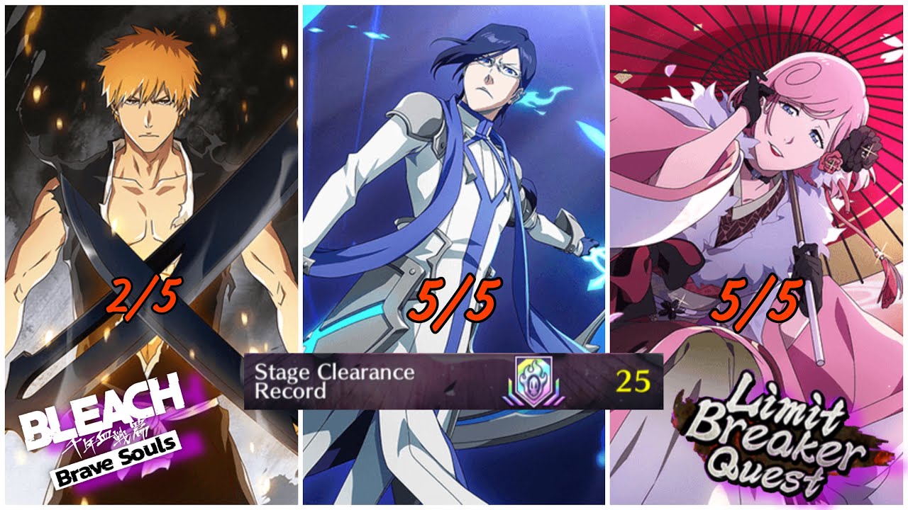 LIMIT BREAKER QUEST STAGE 25 SPEEDRUN | Bleach Brave Souls - YouTube