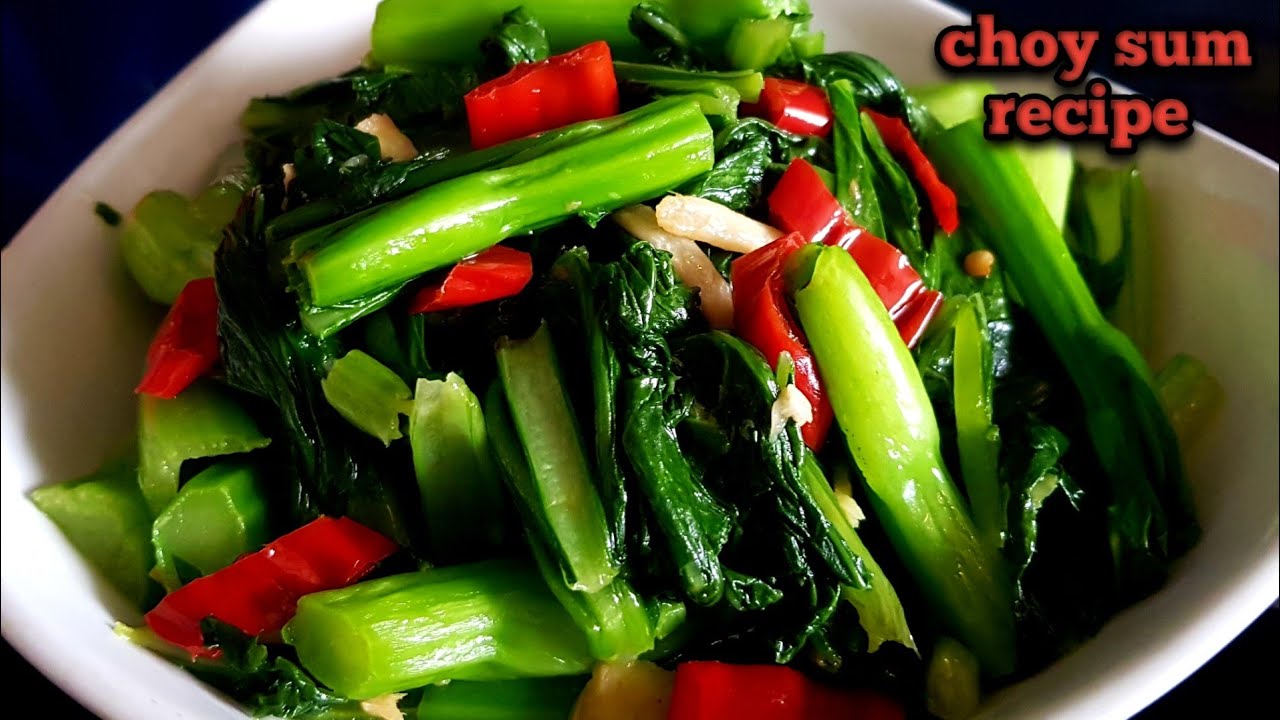 #choysum #choisumstirfry , Choi Sum Recipe, How To Cook Choi Sum With ...