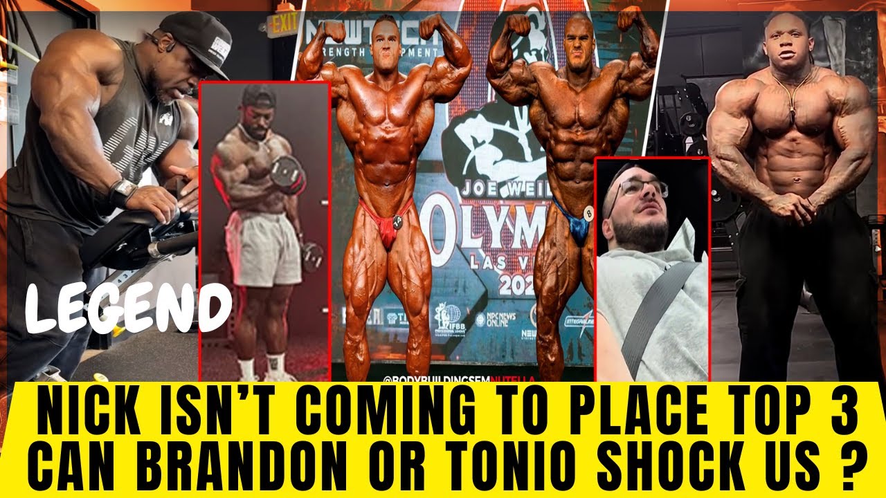 Nick wants to win 2 Arnold titles +Brandon & Tonio can be big shockers ...