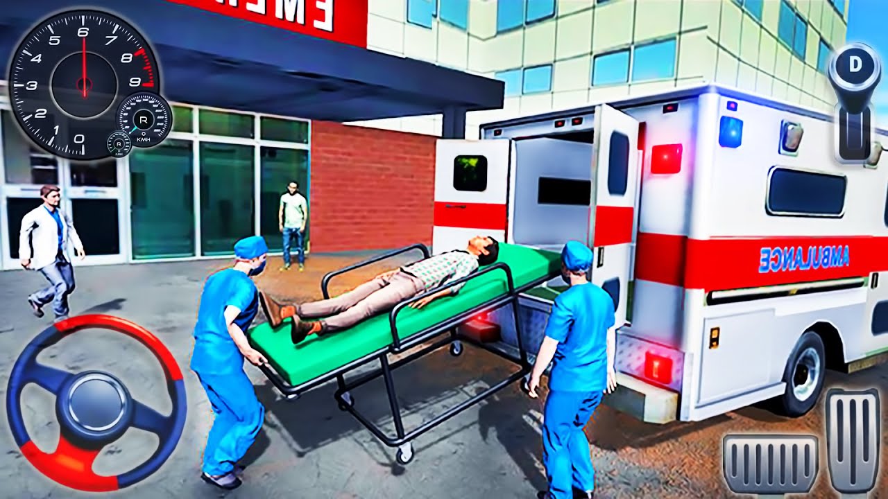 Flying City Ambulance Rescue Simulator 2020 - Emergency Policeman Drive ...