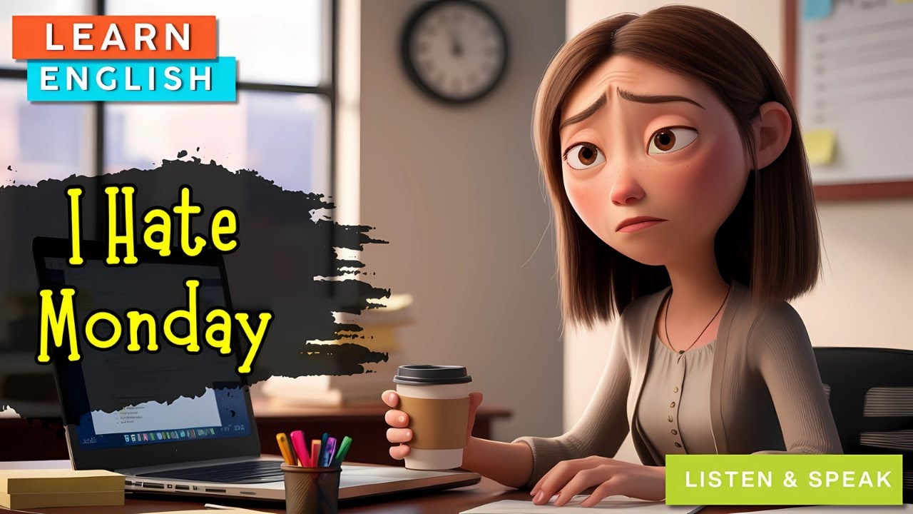 I Hate Mondays | Improve Your English | English Listening and Speaking ...