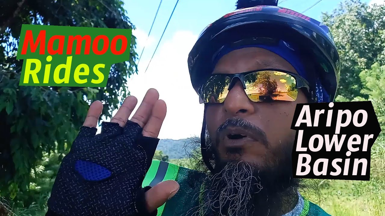 Adventure Cycling . Aripo Lower Basin and free chairs (36km) - YouTube