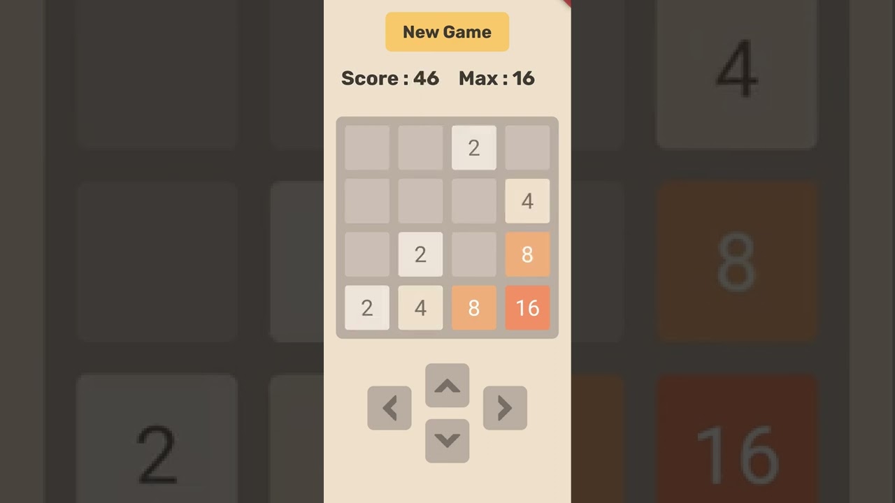The famous 2048 game built using Flame Engine and Flutter, includes ... The famous 2048 game built using Flame Engine and Flutter, includes ...