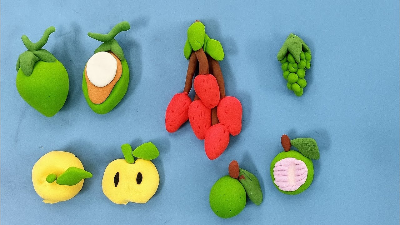 Realistic Clay Fruit Making | Miniature Fruit Sculpting Tutorial ...
