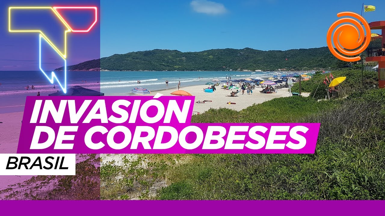 La IMPRESIONANTE cantidad de cordobeses en la playa de Mariscal, Brasil ...