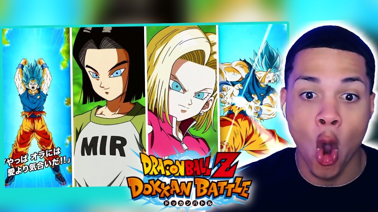 NEW TOP Android 17 & 18 SUPER ATTACKS Dokkan Battle REACTION!! - YouTube