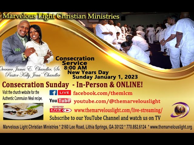 Special Programs — The Marvelous Light Christian Ministries