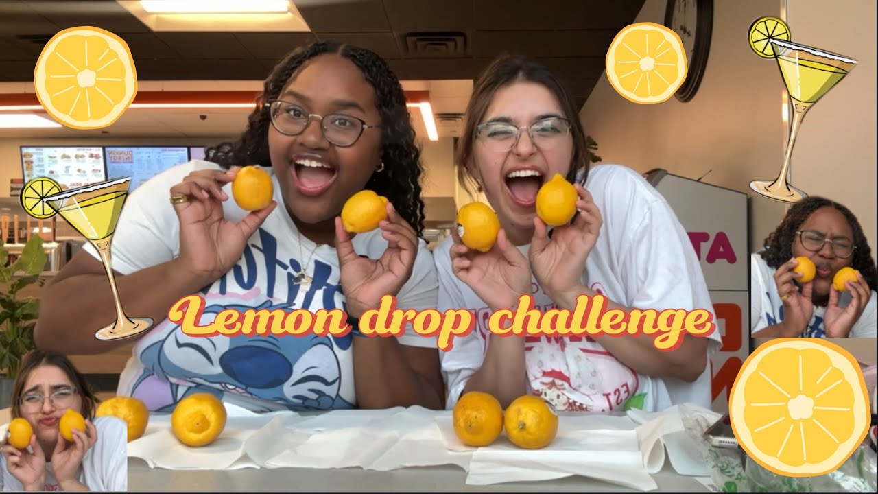 Lemon Drop CHALLENGE 🍋🍋 - YouTube