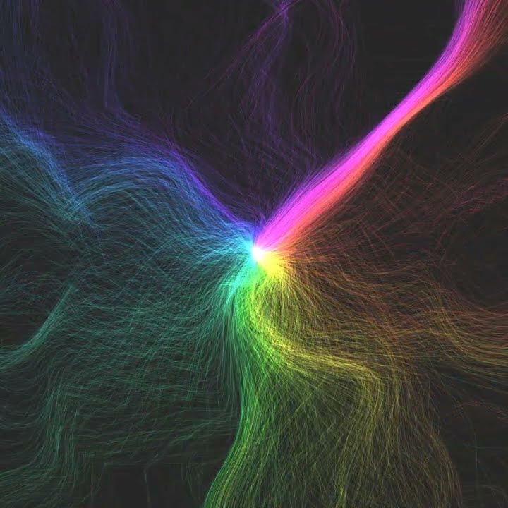 Ray Of Line Art Creativecoding Programming Openframeworks Youtube
