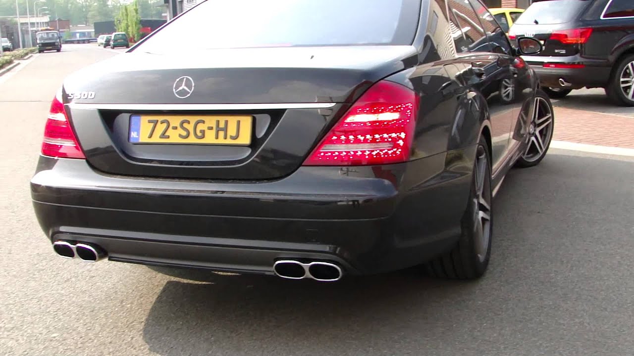 Mercedes S500 V8 AMG-design Exhaust system Great sound by ...