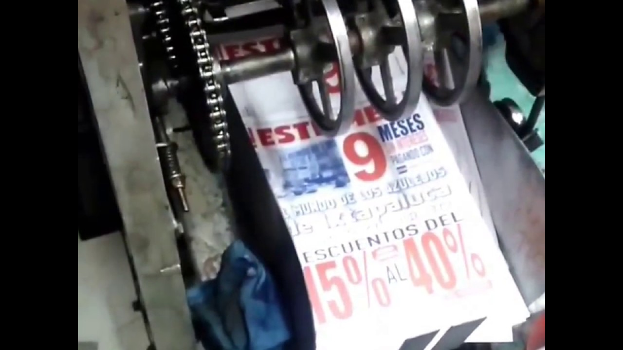 Imprimir en offset tradicional! - YouTube