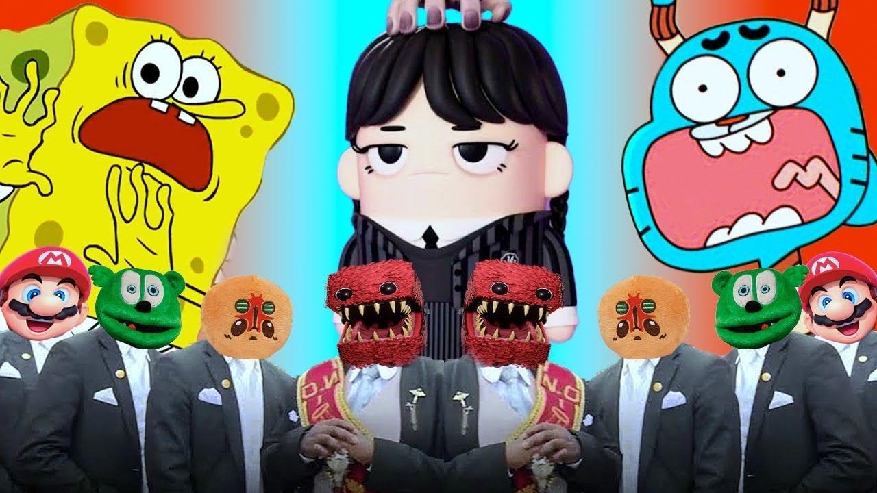 SpongeBob Wednesday Gumball SUPER MEGAMIX Coffin Dance Remix super ...