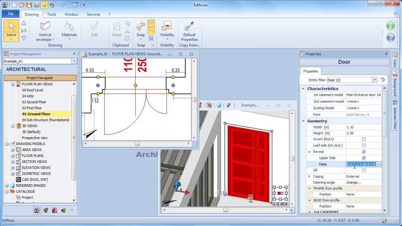 Tutorial de Edificius - La Mocheta de la Puerta - ACCA software - YouTube