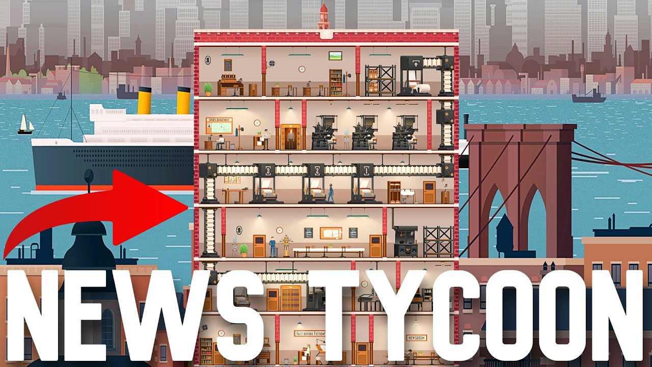 Building a GLOBAL NEWS NETWORK | Newspaper Tycoon Sim | News Tower ...