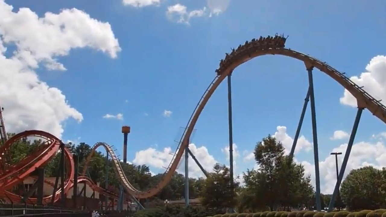 GOLIATH & GEORGIA SCORCHER HD !!! SIX FLAGS OVER GEORGIA - YouTube