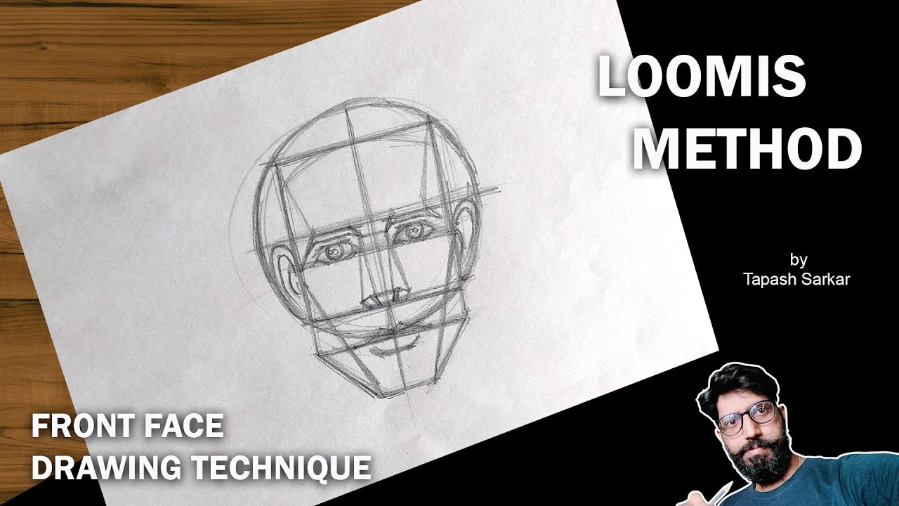 How to Draw Face Using Loomis Method - YouTube