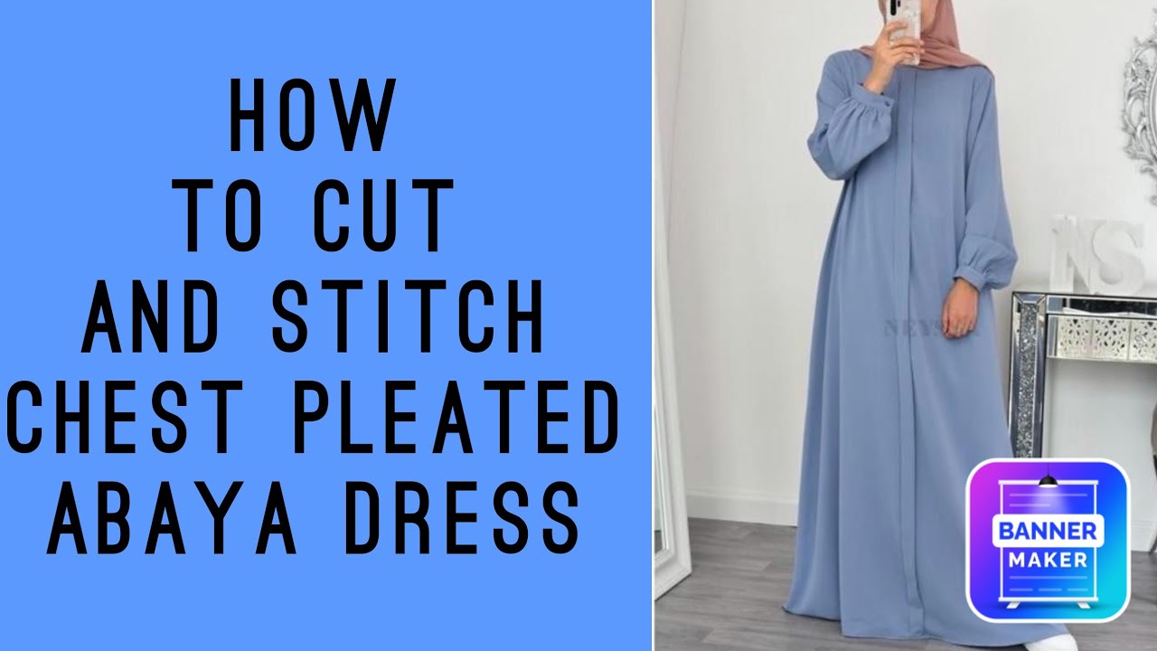 Simple Gorgeous Modest outfit for muslimah || how to cut and stitch ...