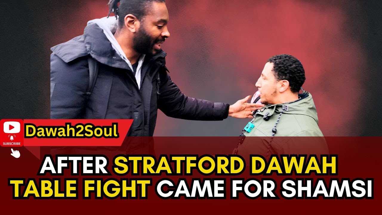 Shamsi On Stratford Dawah Table Fight When Mental David Came To Make ...