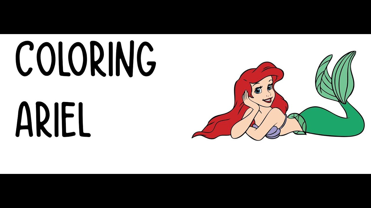 Coloring Ariel|Procreate - YouTube