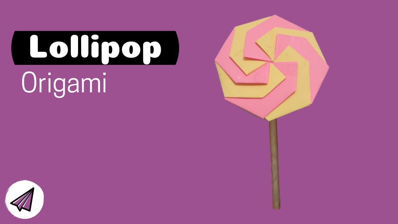 Origami Lollipop - J'ai Fait Un Origami Avec Des Post-It | Origami Jet ...