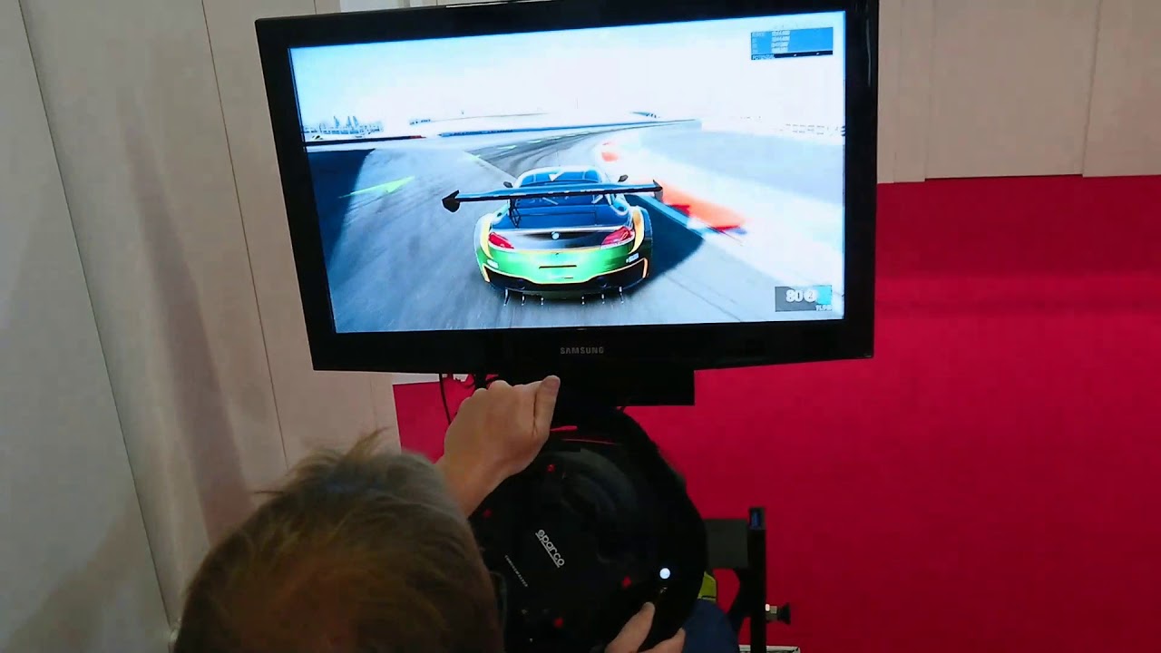 Thrustmaster Sparco Wheel TS-XW Racer Hands-on (gamescom 2017) - YouTube