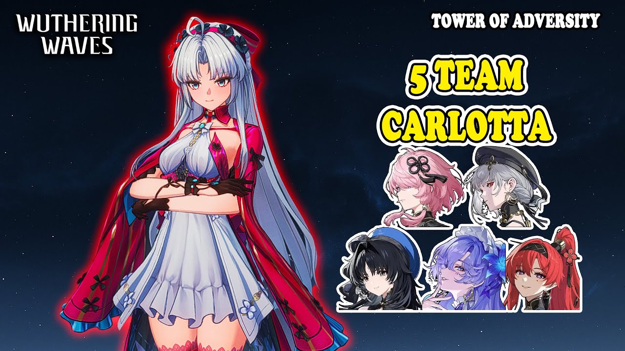 Wuthering Waves | 5 Team Comps You Can Run With Carlotta - YouTube