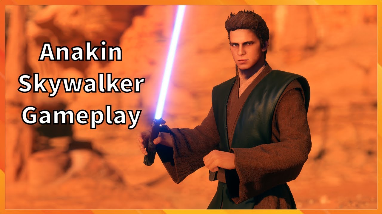 Anakin Skywalker Gameplay Star Wars Battlefront 2 - YouTube