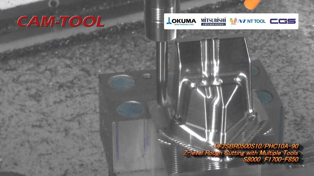 CAM-TOOL Milling Sample ( CGSAC Vol.7 ） - YouTube