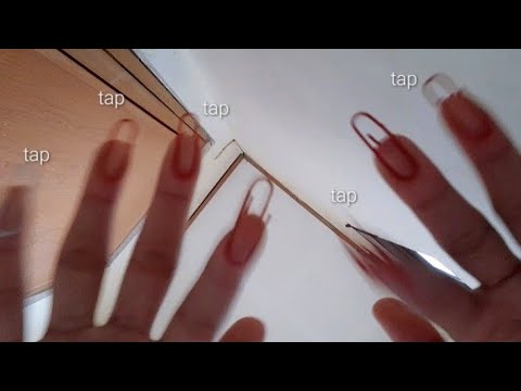 ASMR Fast Tapping On Your Face (Paper Clip Nails) - YouTube
