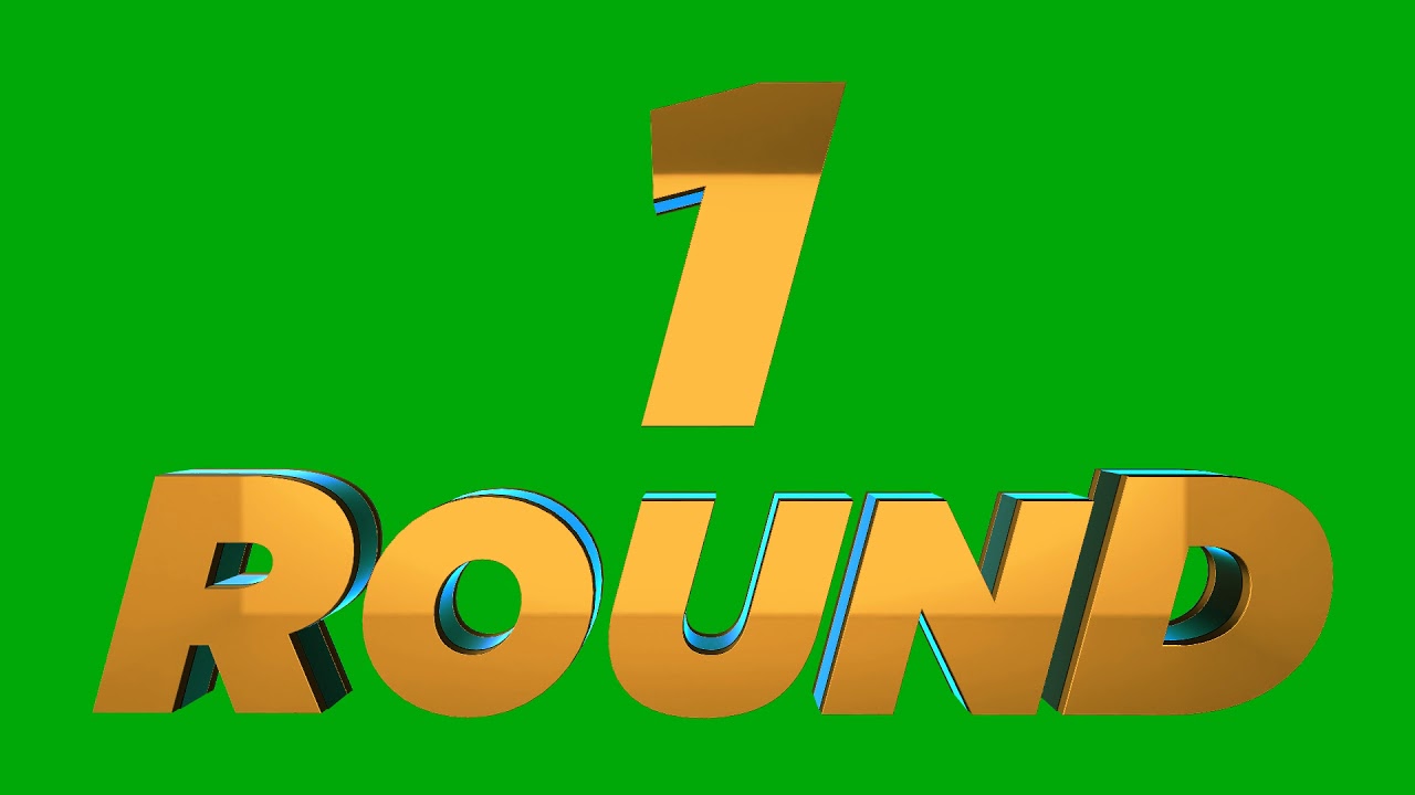 3D Green Screen ROUND 1 | non copyrights free - YouTube