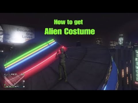 GTA V How to get Alien Costume - YouTube