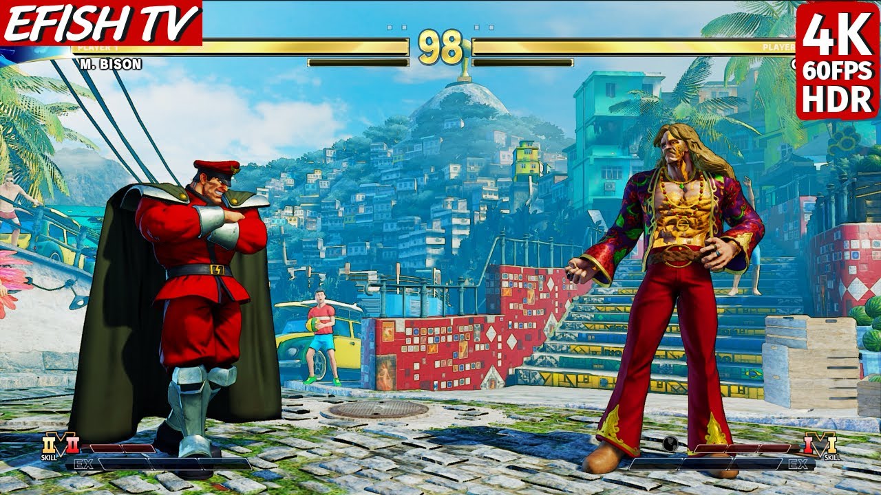M. Bison vs G (Hardest AI) - Street Fighter V - YouTube
