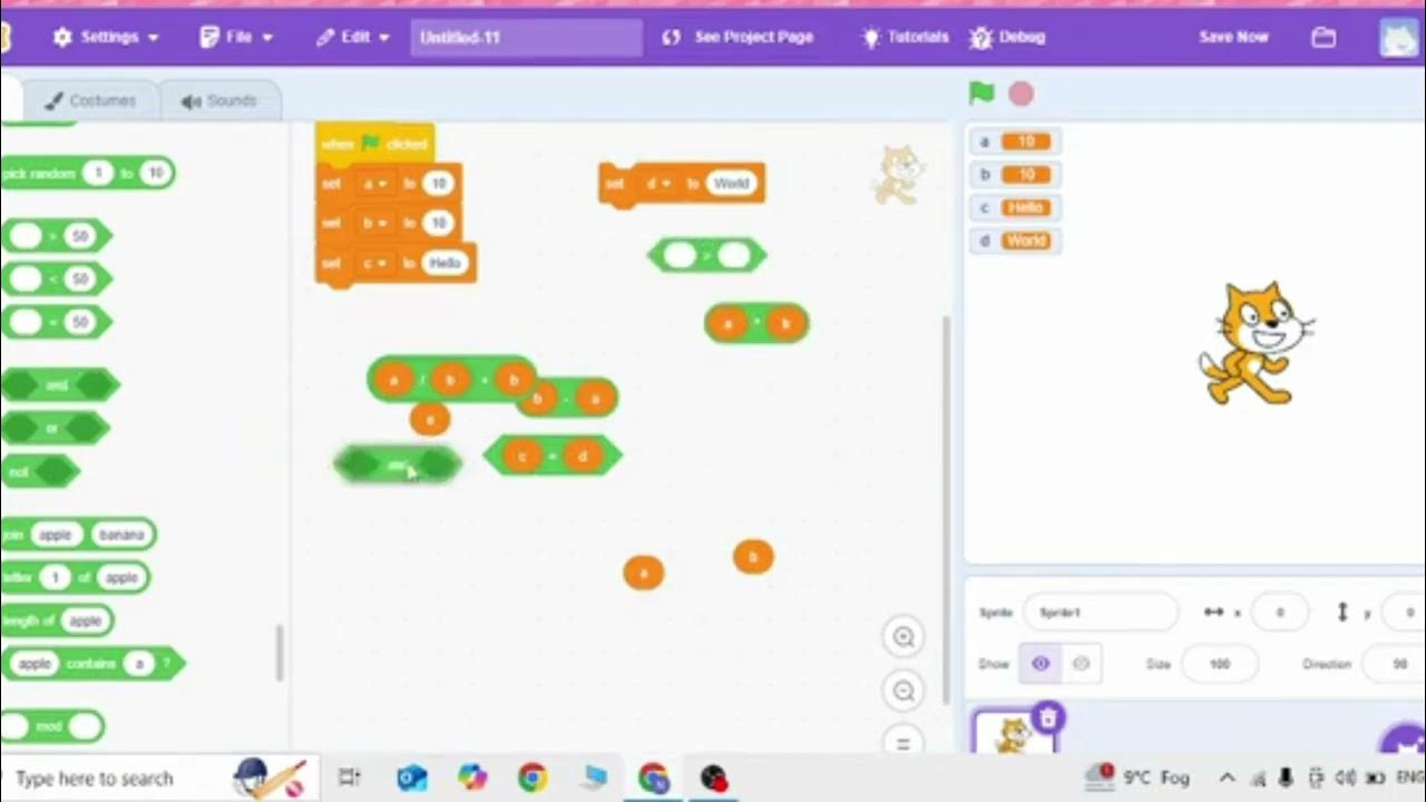 Scratch Tutorial 4: Mastering Operators | Make Your Projects Smarter! - YouTube