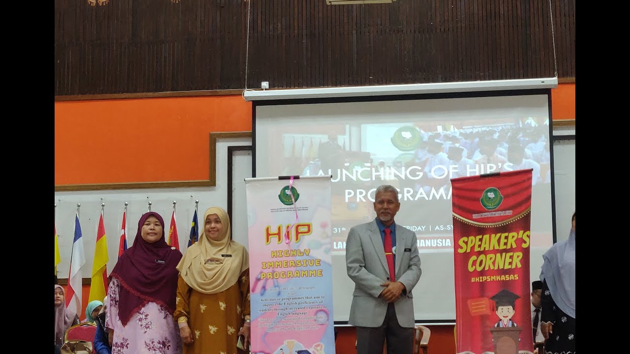 The Launch of Highly Immersive Programme (HIP) & Speaker's Corner ...