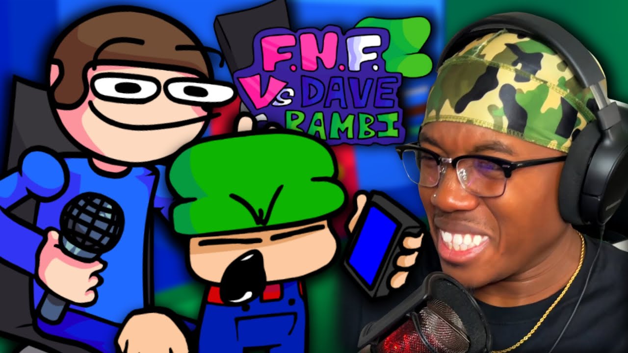 Dave Fnf Making FNF Characters Mad Part 1: Dave And Bambi 2D : R ...