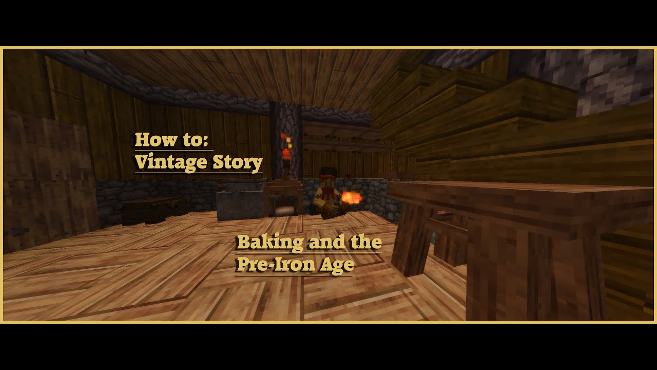 How To: Vintage Story Ep.7 - Baking and Pre Iron Age Prep - YouTube