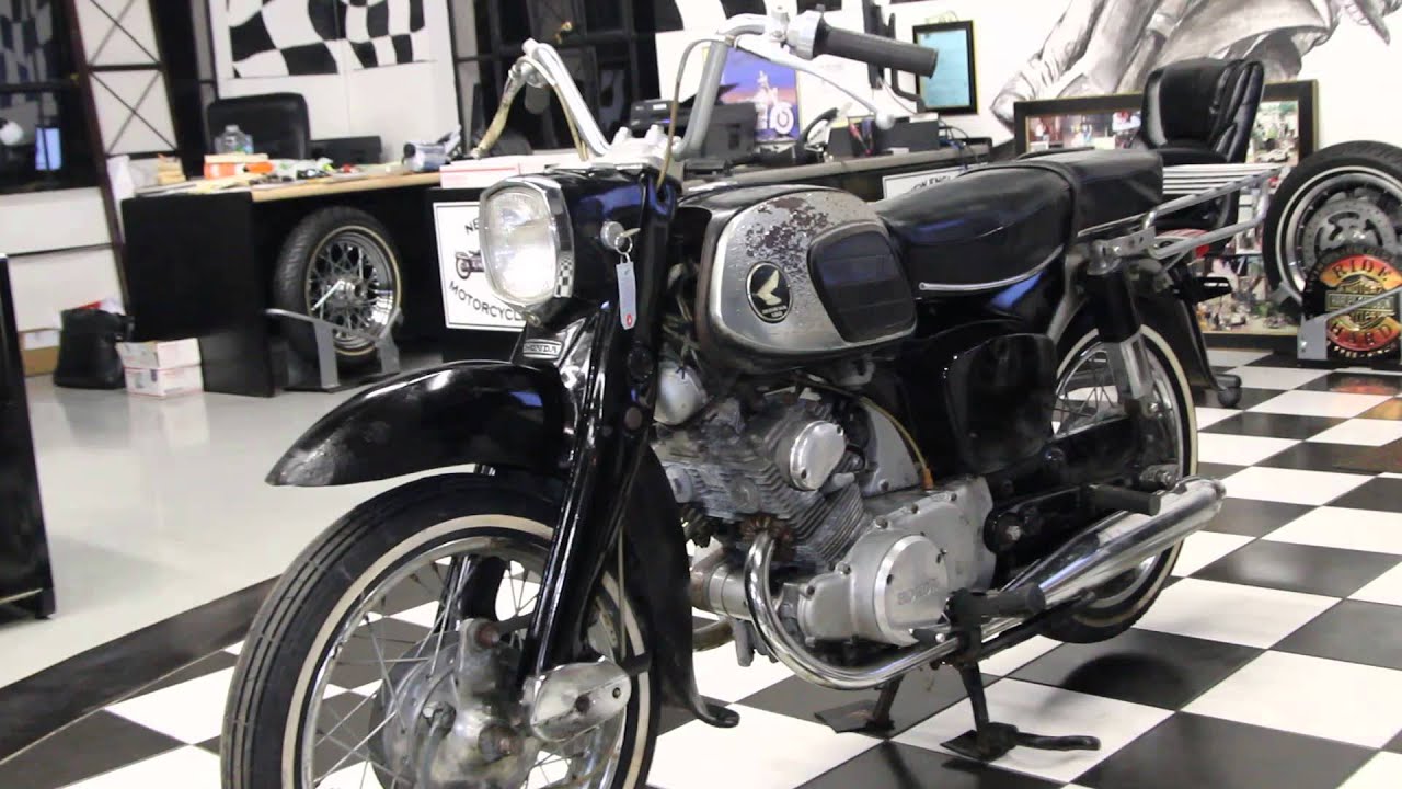 1966 Honda CA160 - YouTube