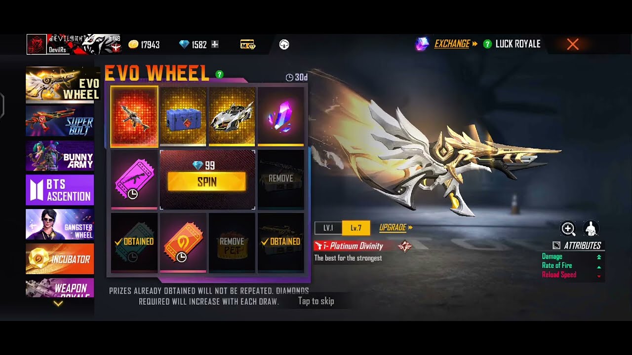 Evo MP5 Skin Review, Ability Test, Emote | MP5 Evo Gun Skin Level 7 ...