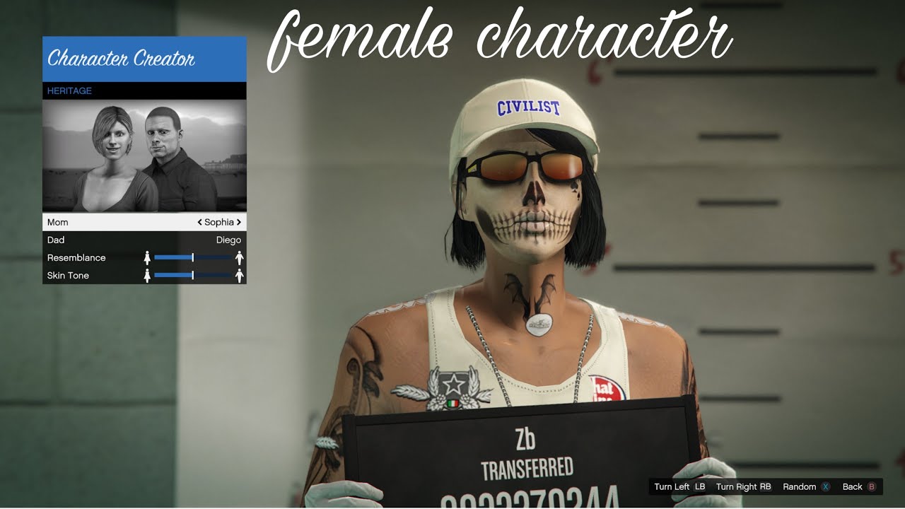 Gta 5 female character creation - YouTube