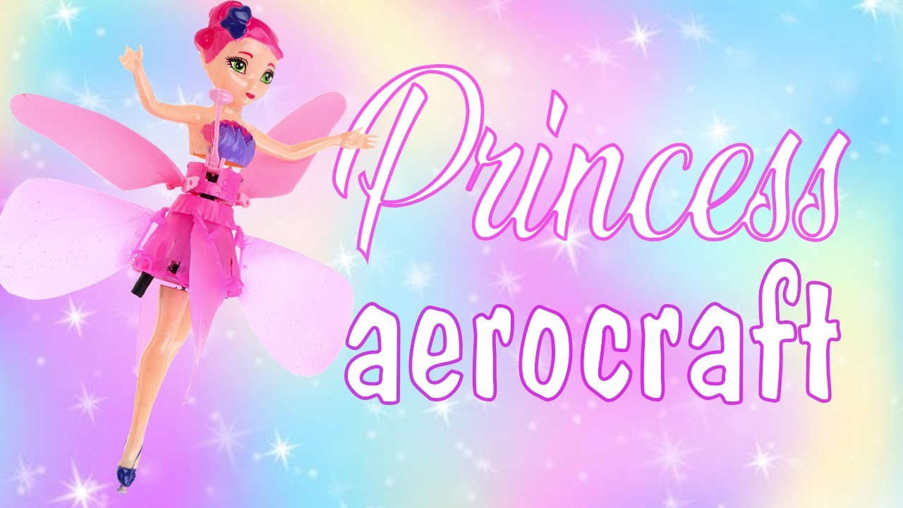 Flying Flutterbye Fairy Pink Light Up Doll Girl Toy - YouTube