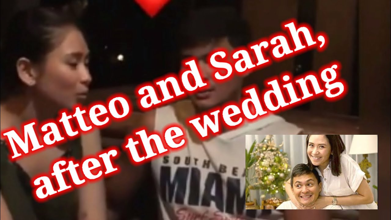 Matteo Guidicelli and Sarah Geronimo , after the wedding - YouTube