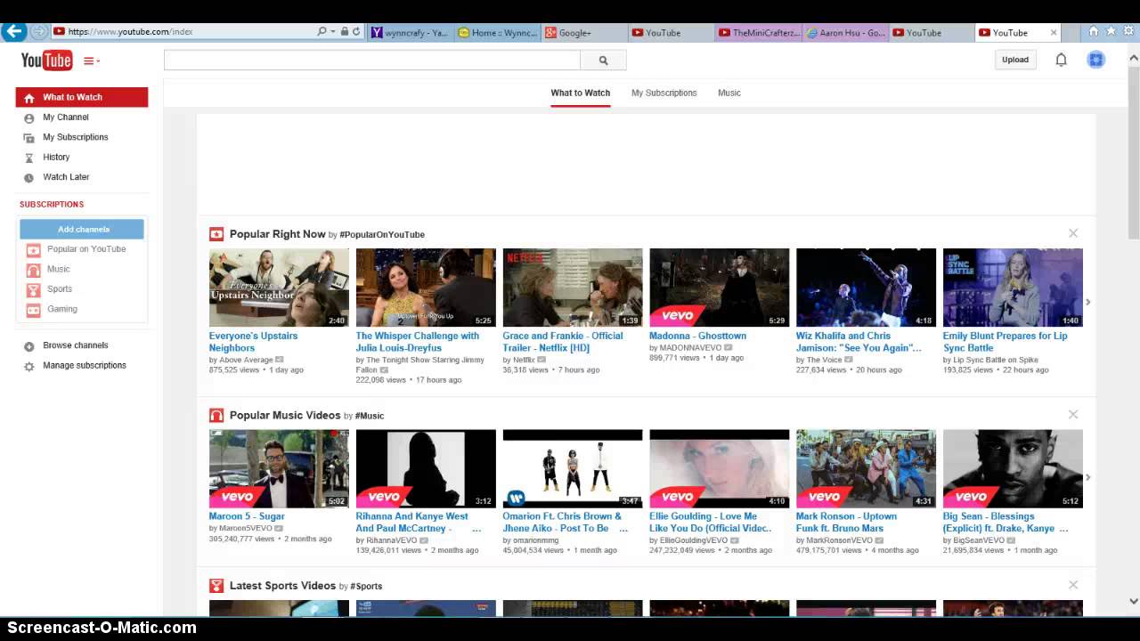 My Screencast - YouTube