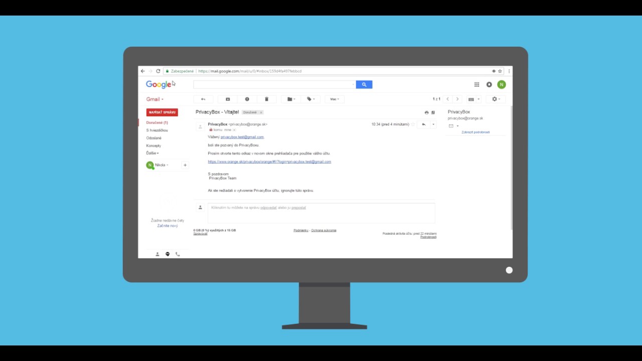 Orange Privacy Box- Registrácia - YouTube