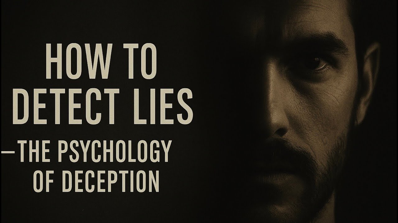 How to Detect Lies — The Psychology of Deception - YouTube